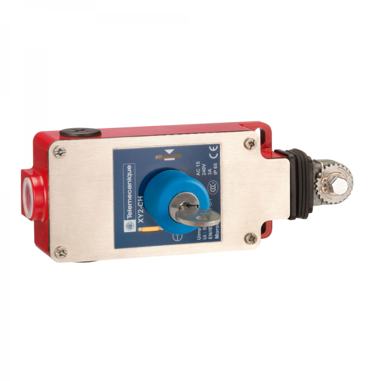 E-stop rope pull switch XY2CH – 1NC+1NO – key-release pushbutton – Cuny ...