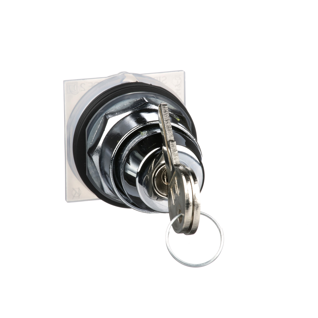 30mm Push Button, Type K, keyed selector switch, 3 position, C cam ...